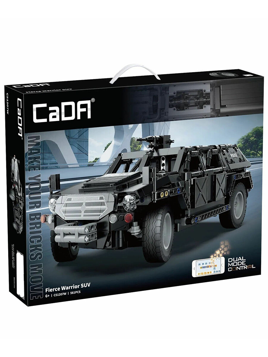 Double Eagle Конструктор Машина Fierce Warrior SUV 561 деталь на р/у C51207W с 6 лет