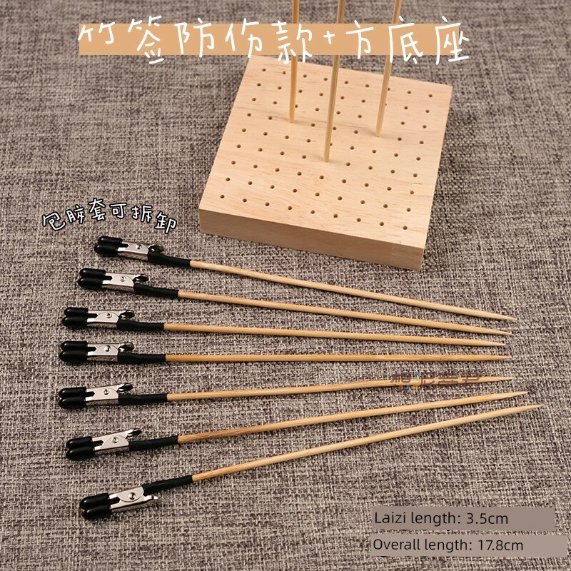 Кисть для окрашивания с защитой 10 шт. с подставкой — безопасный инструмент