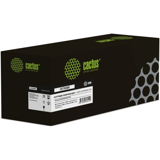 Cactus Картридж лазерный CS-TK240X черный (9000стр.) для Катюша M240/M140/P140 с чипом