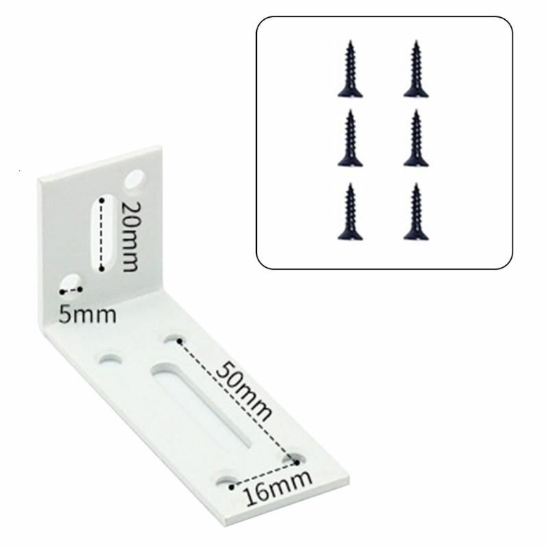 Кронштейн угловой для полки, Белый - A