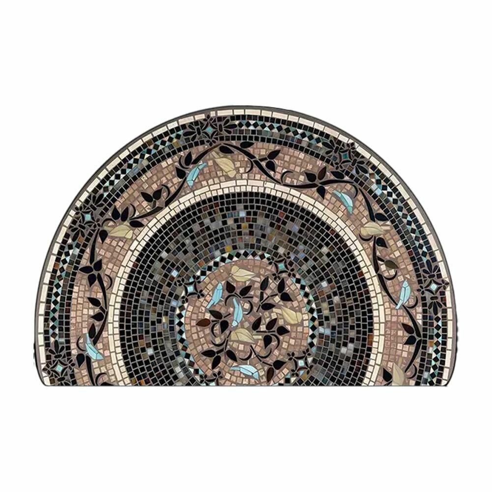 40x60 см, Ретро полукруг, Противоскользящий грязеотталкивающий и износостойкий