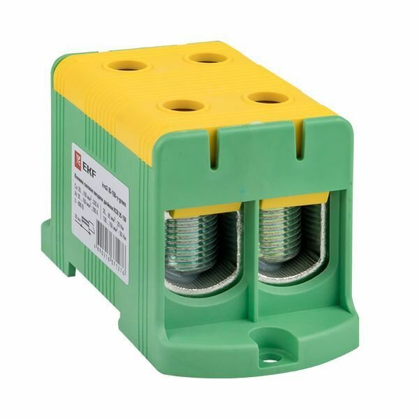 Клемма силовая вводная двойн. КСВ 35-150кв. мм желт./зел. PROxima EKF kvs2-35-150-y-green