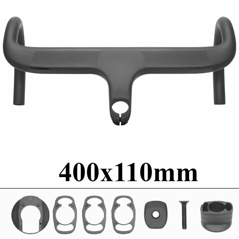 Vitchey полностью карбоновый шоссейный велосипед интегрирован руль. Внутренняя проводка руля. Оснащен прокладкой и диаметром 28,6 мм