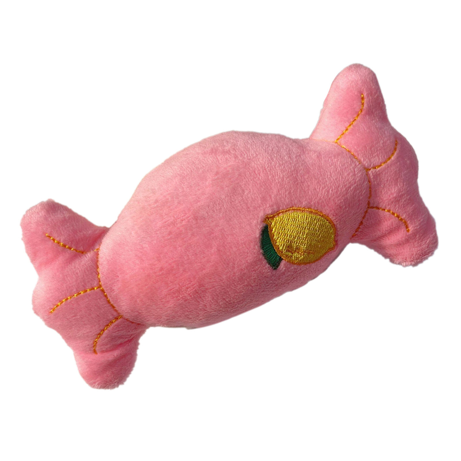 Игрушка для собак «Плюшевая конфета» с squeaker, устойчивая к укусам, для снижения тревожности и прорезывания зубов, розовая