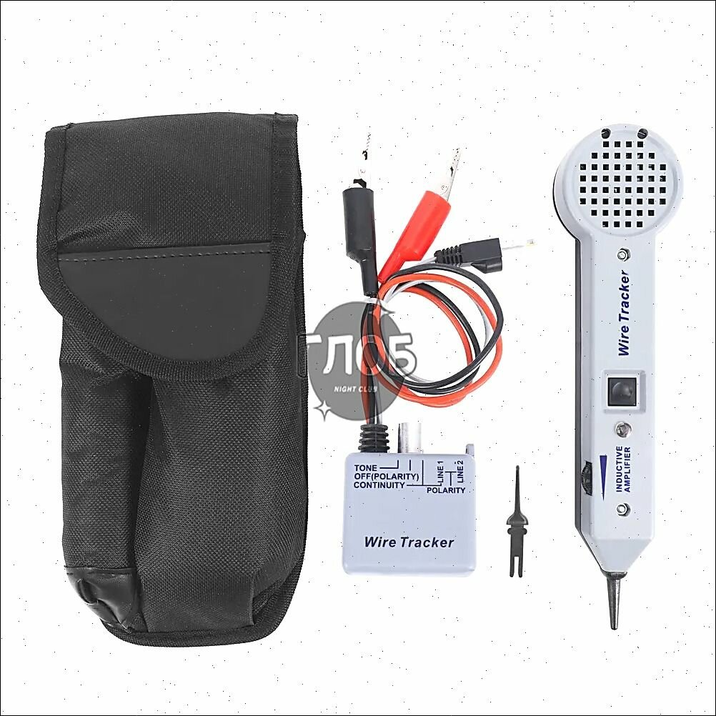 Тестер цепей Wire Tracer с индуктивным усилителем и комплектом зондов