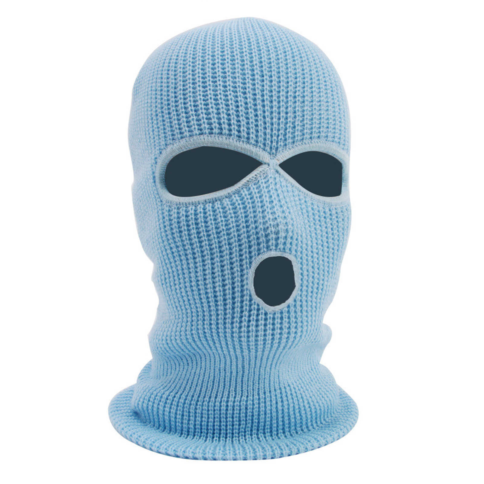 Тепловая маска для лица 3 дырки зимняя вязаная маска для велосипеда подушка для шеи маска для мотоцикла под шлем подкладка маска caps ultimate thermal retention hat полное покрытие лица маска для лыж, черный / темно-синий / винный красный / армейский