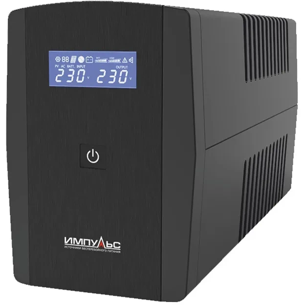 JS80120 ИБП Импульс Юниор Смарт 800 480Вт 800ВА черный