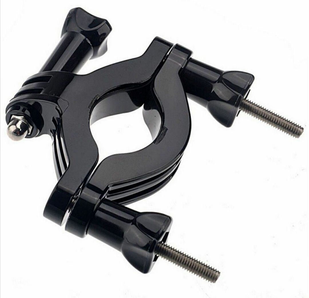 Крепление-адаптер на раму велосипеда, на руль, на широкую трубу для экшн-камер GoPro, DJI, SJCAM, Xiaomi, Eken, 35-65 мм