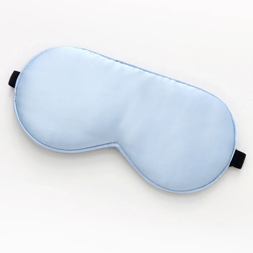 Шелковая маска для сна Cloud water blue