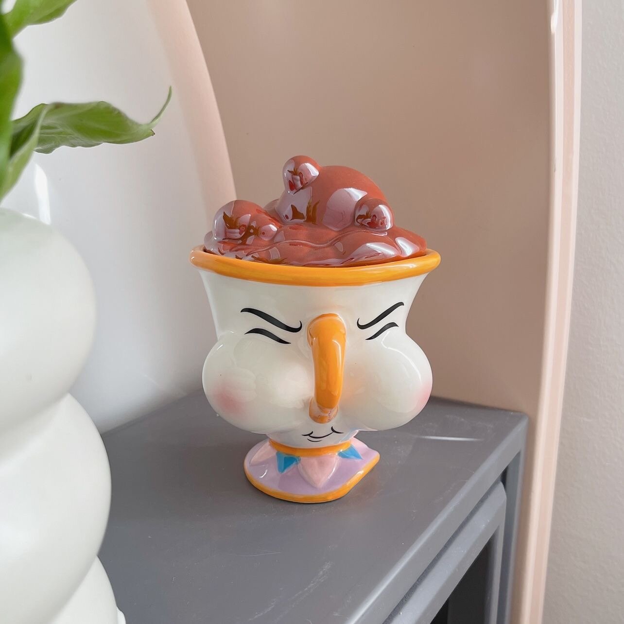 Креативная керамическая чашка "Красавица и чудовище Арчи"