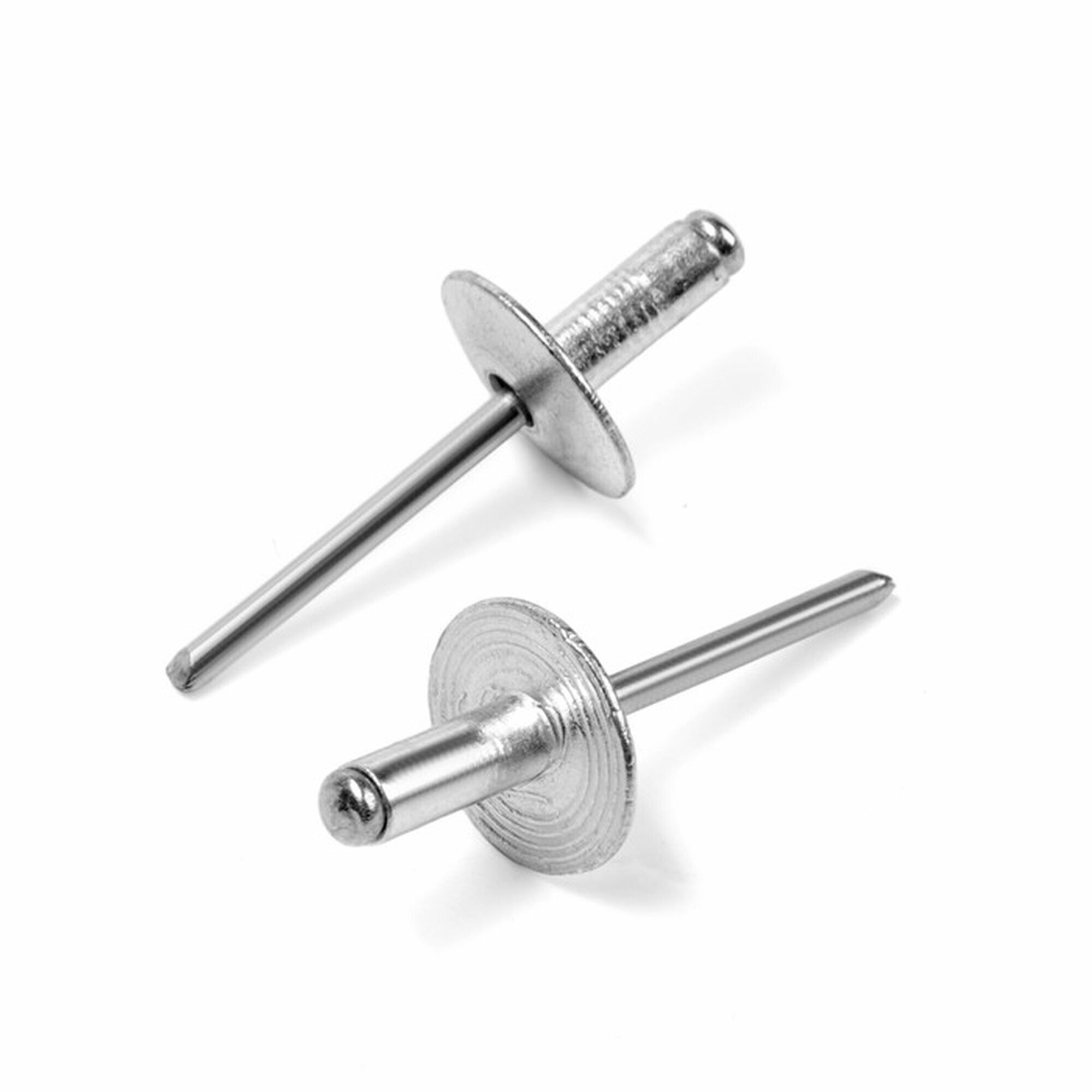 Заклепки вытяжные тундра krep, алюминий-сталь, увел. борт 14 мм, 4.8х12 мм, 250 шт.