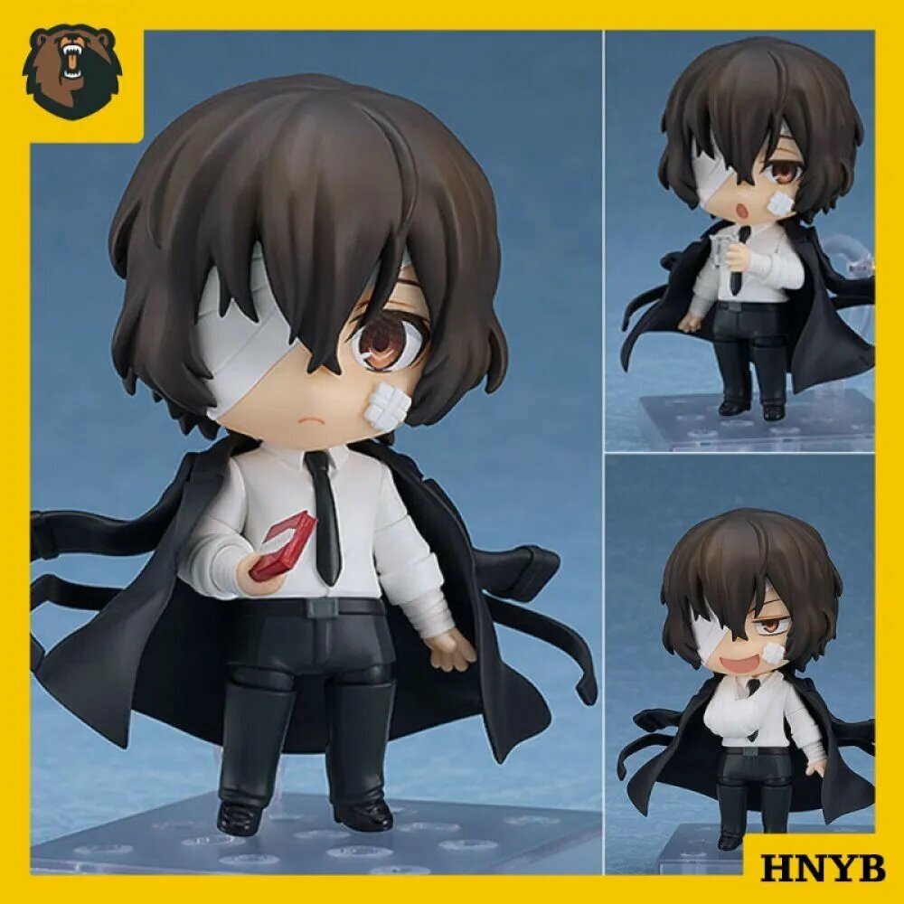 Фигурка Великий из бродячих псов Осаму Дадзай / Bungo Stray Dogs Osamu Dazai Fifteen-Year-Old Ver. Нендороид Подарки для болельщиков (10 см) 2409
