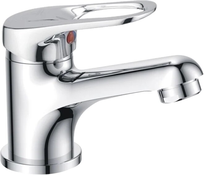 Смеситель для раковины Haiba HB37 HB1037 хром, глянцевый, кран для ванной в раковину, из латуни, рычажный, с керамическим картриджем