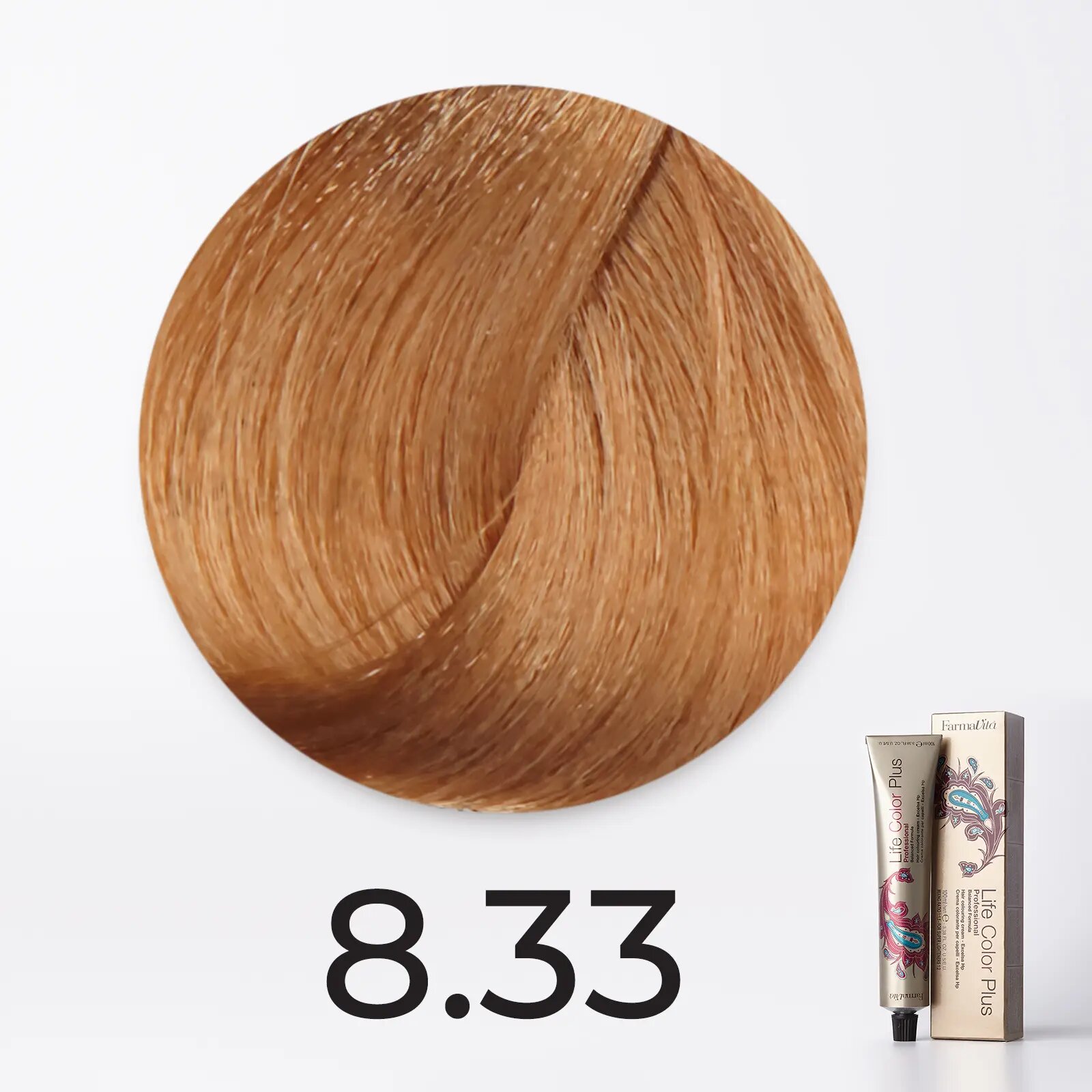 FarmaVita Краситель для волос Life Color Plus 8.33 Светлый блондин медовый, 100 мл