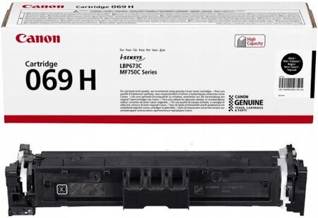 Картридж лазерный Cactus CS-C069HBK 069H черный (7600стр.) для Canon i-SENSYS MF752Cdw MF752/MF754Cd