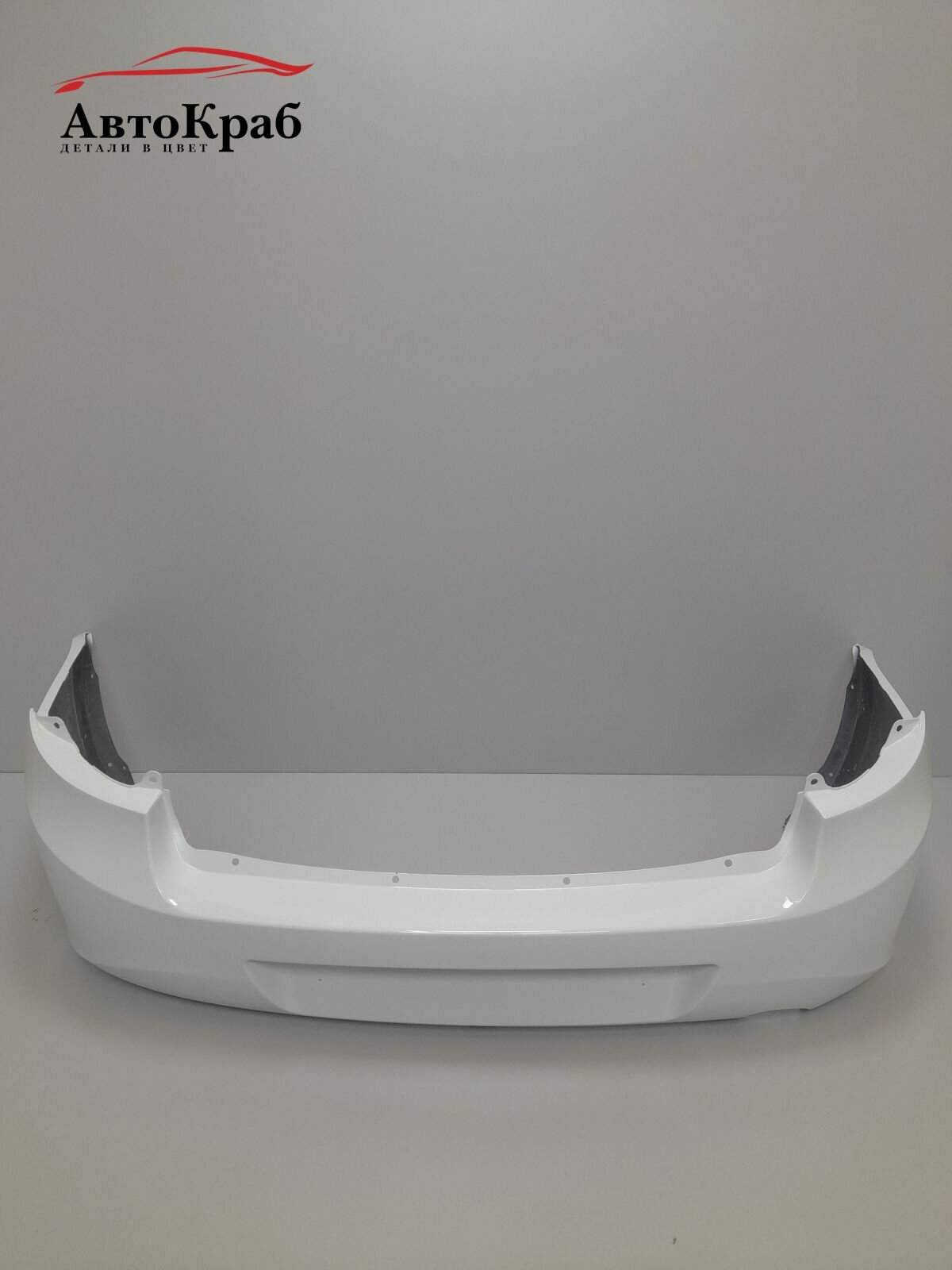 Бампер задний в цвет для Лада Гранта 2011 - 2017 г. 221 - ледниковый, белый