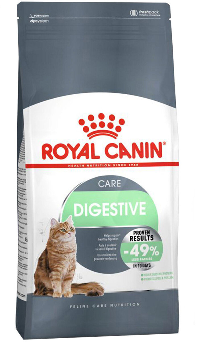 Корм сухой Royal Canin Digestive Care для взрослых кошек для поддержания здоровья пищеварительной системы, 10 кг