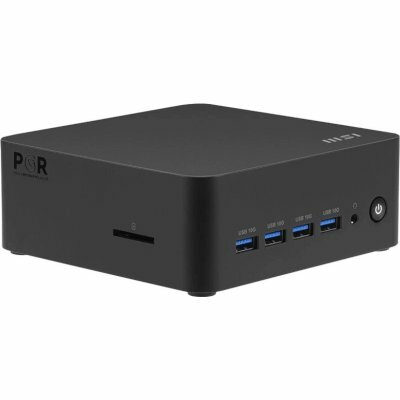 Компьютер Cubi Z AI 8M-028BRU (AMD Ryzen 5 8645HS, 4.3 GHz - 5.0 GHz, No RAM, No HDD/SSD, DVD нет, AMD Radeon 760M, 120W, No OS, черный, 936-B03231-028)