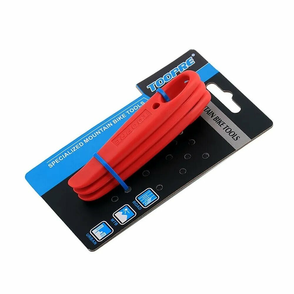 Велосипедные инструменты,1 комплект из 3 штанг для крепления велосипедных шин-красный