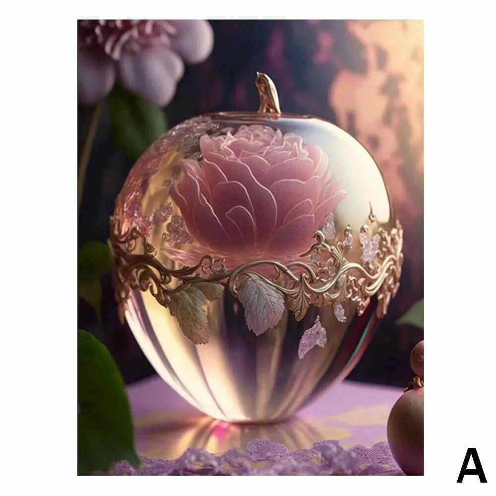 Алмазная мозаика холст на подрамнике 40х50, картина алмазная стразами