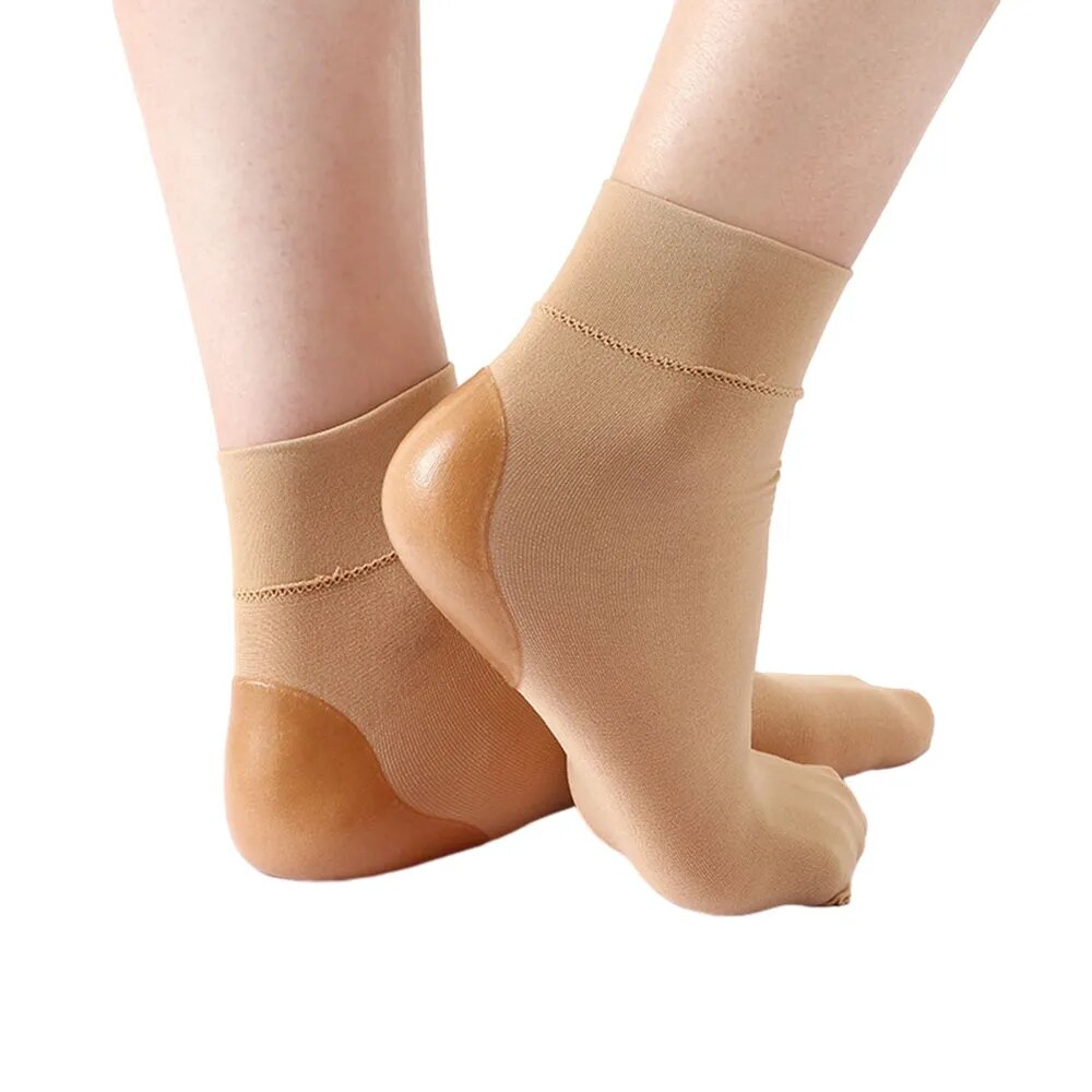 Увлажняющие носки для лечения трещин на пятках с гелевыми защитными средствами