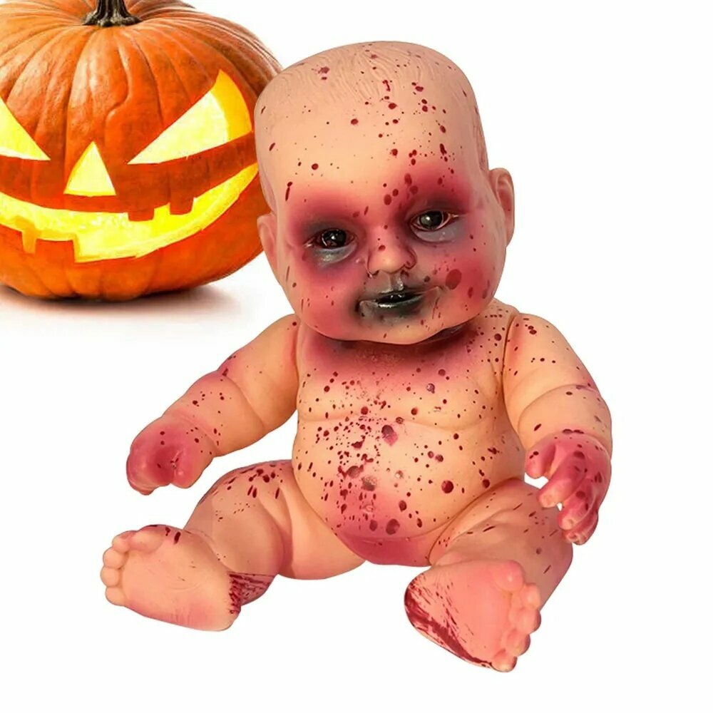 Хэллоуин зомби кукла, жуткая кукла на Хэллоуин , Интерактивная игрушка