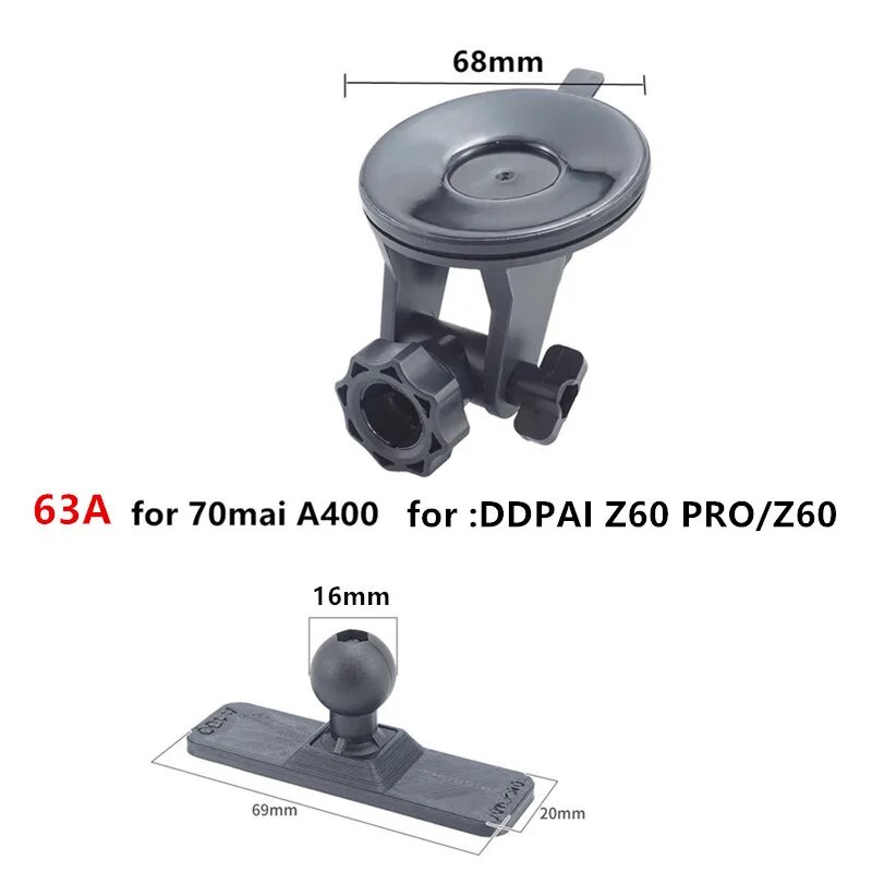 Новый держатель на присоске для 70mai A400 70mai A400, держатель видеорегистратора для 70mai pro, аксессуары для стайлинга автомобилей