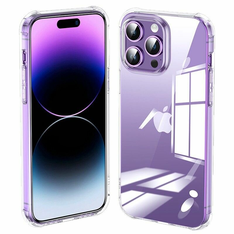 Чехол для Apple iPhone 17 Pro Max, защитный, тонкий, прозрачный, гибкий, Anti-Scratch