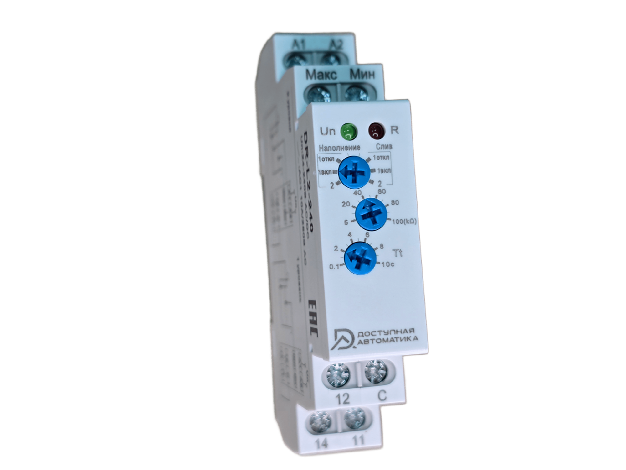 DR-L2-240 Реле контроля наполнения/дренажа 10А 24-240В AC/DC