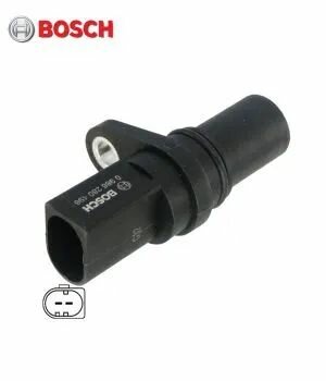 Датчик положения коленвала Ауди A3 A4 A5 Q5, Шкода Октавия Суперб Йети, Фольксваген Гольф Пассат Тигуан Джетта, BOSCH 0986280496