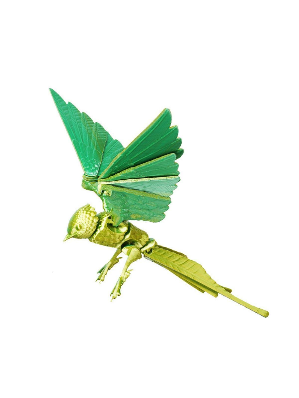 Гибкие Суставы Сочлененной Ласточки Непоседливая Игрушка С 3D-Принтом Ласточка Настольное Украшение