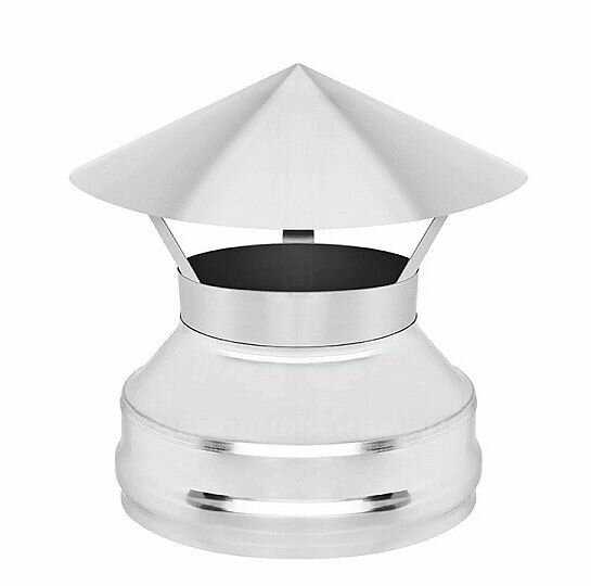 Оголовок Везувий нерж. (AISI 430/0,5мм) д.150х250