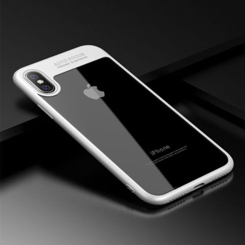 Чехол iphone luxury slim clear cover bumper shockproof 10 8 7 plus 6s ультра кейс x 6 6s plus белый