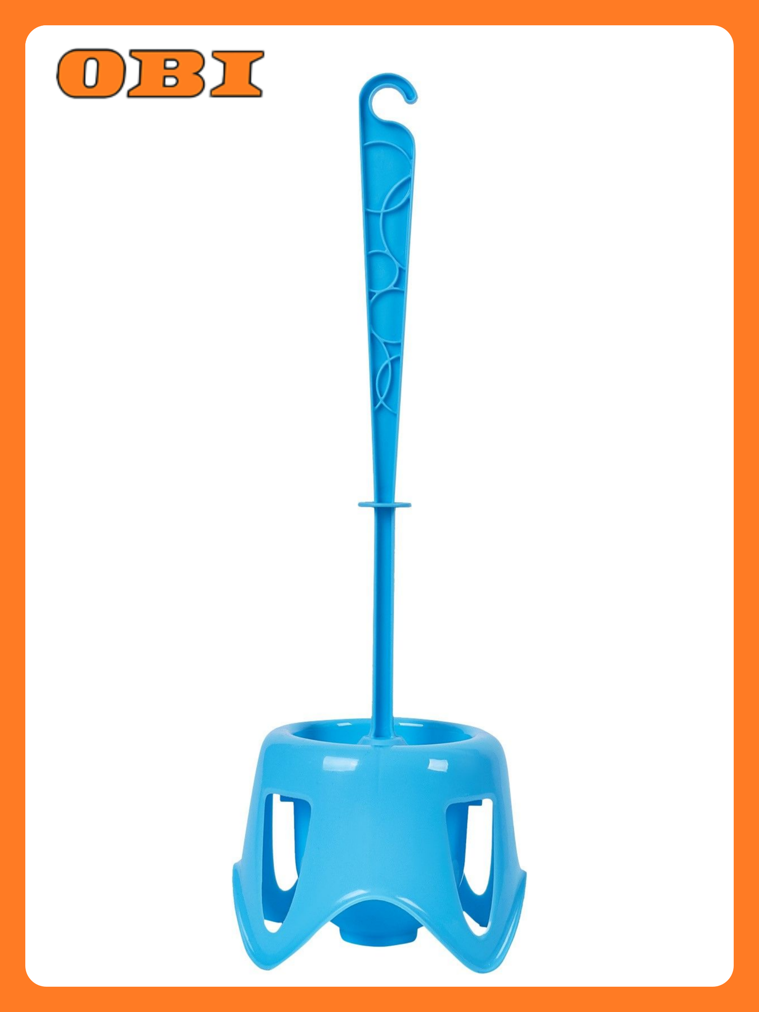 Набор д/туалета Spin&Clean Disco 115х115х325 полипропилен аквамарин