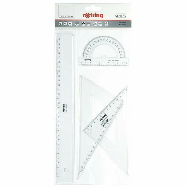 Набор треугольников линейки rotring