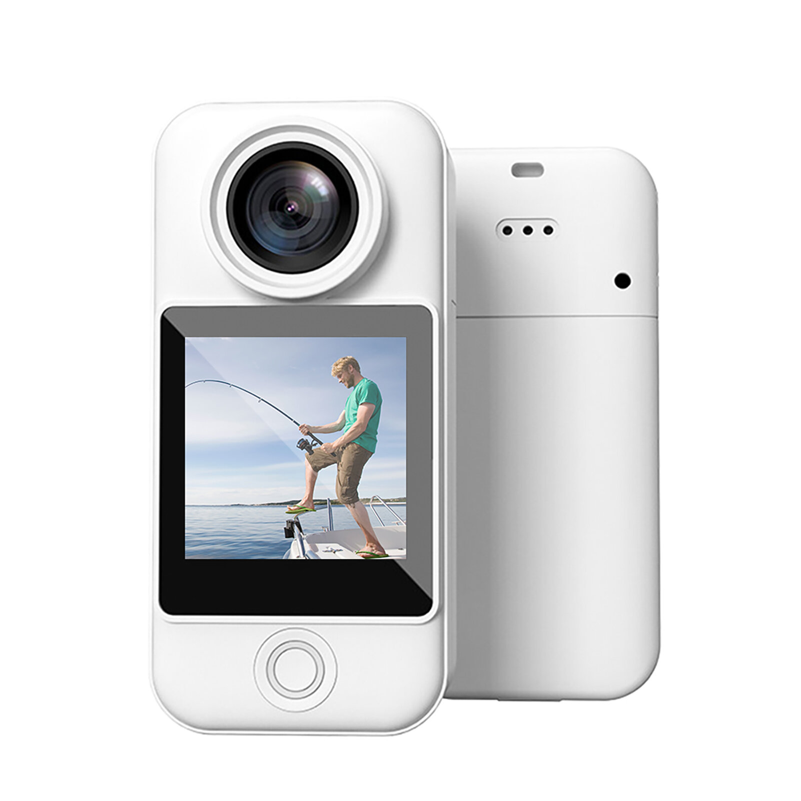 Экшн-камера SJCAM C300 4K — Wi-Fi 5G/2.4G, 1,33″ экран, 154°, 6-осевая стабилизация, водонепр. 30 м