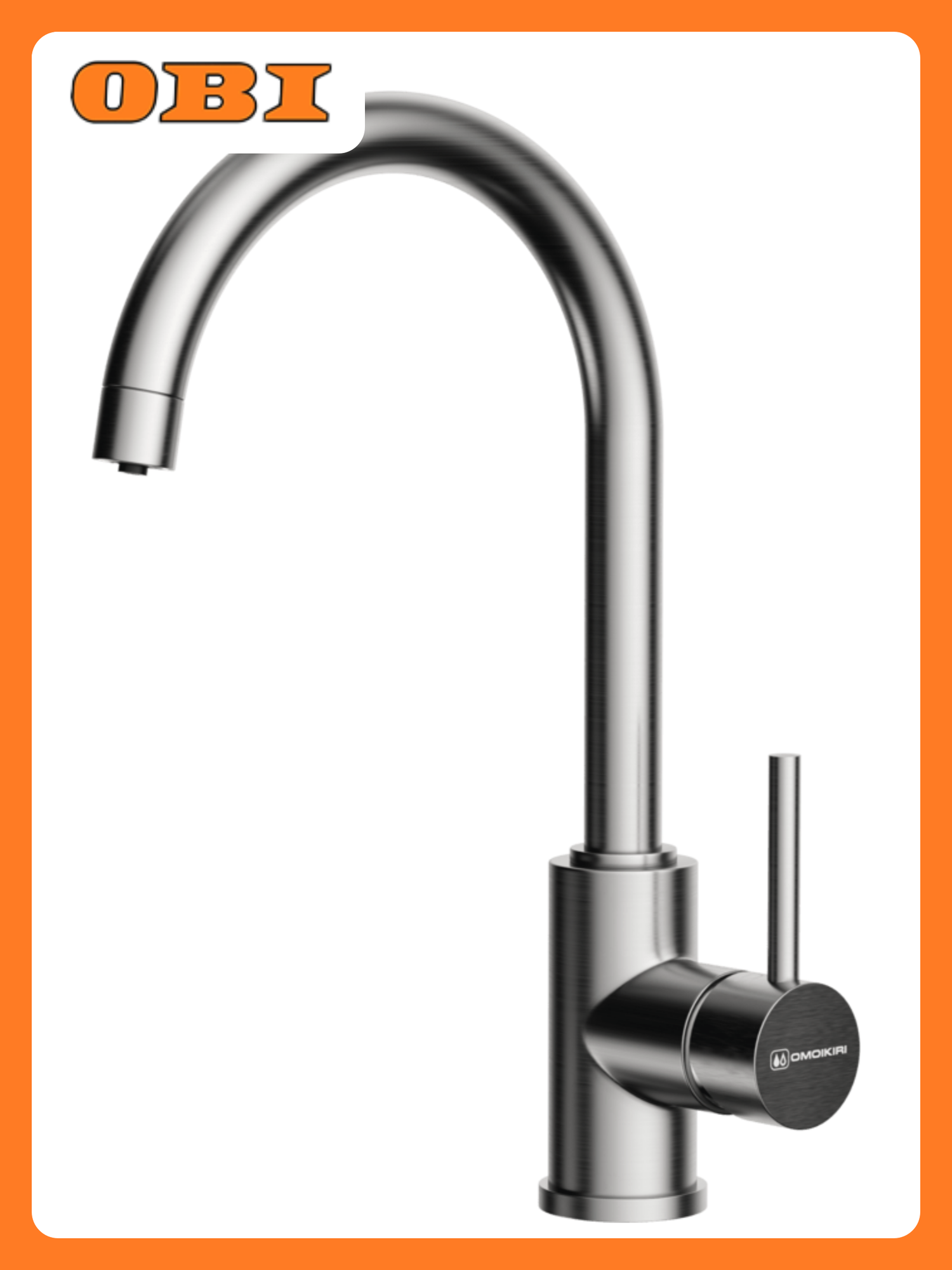 Смеситель для кухни Shinagawa 2 Plus-BN латунь/нержавеющая сталь