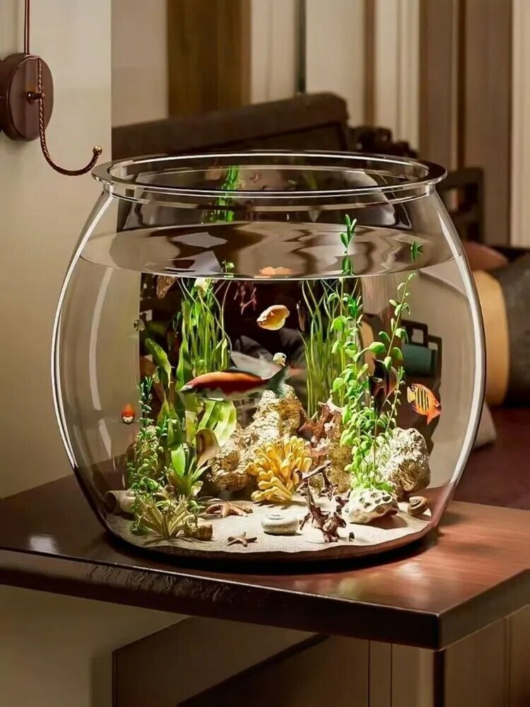 Круглый аквариум 10л для рыб 4EHW