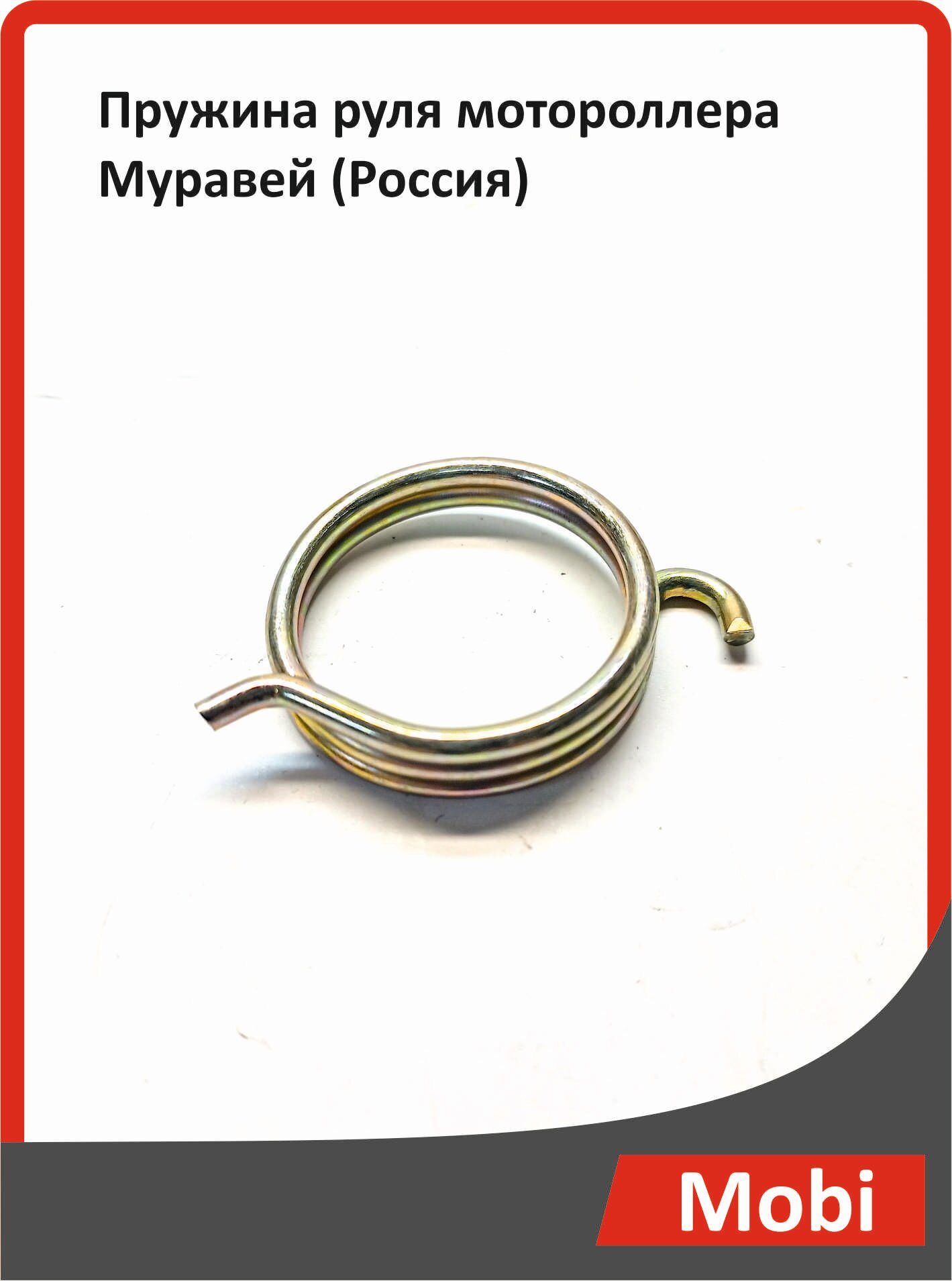 Пружина руля мотороллера Муравей (Россия)