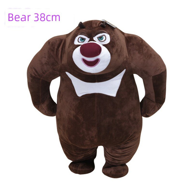 Аутентичная надутая мягкая игрушка-медведь, большой медведь Er, лысая сильная мягкая кукла, набор кукол, детский