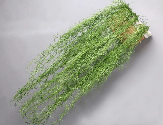 Искусственное растение в скандинавском стиле для декора стен, зеленый плющ, висячая орхидея, подвесная корзина, висячая