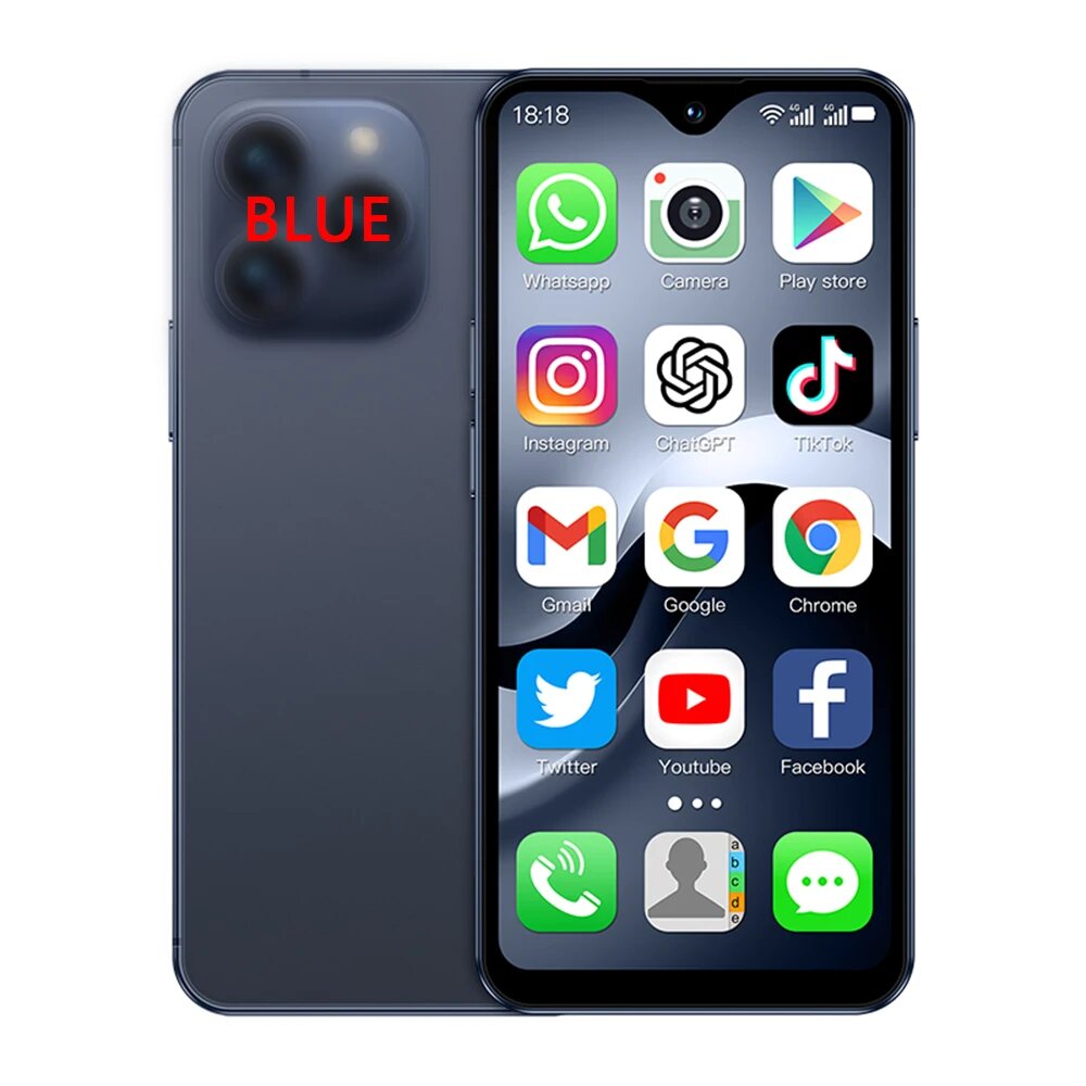 Смартфон SOYES F9 Max 4G, 4.3", 6ГБ/128ГБ, Голубой