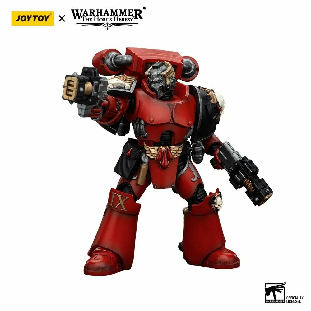 Подвижная фигурка JOYTOY 40000 1/18 Warhammer Ангелы крови Отряд Слезы ангела Арх-Эрелим с Волкит Серпентас Подарочная модель