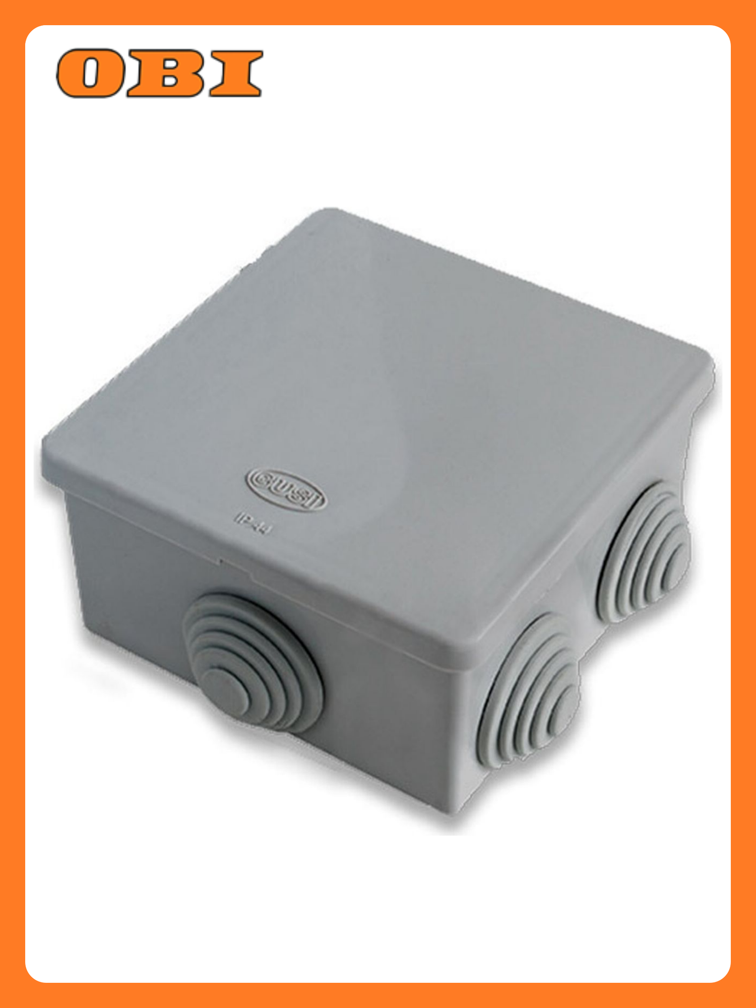 Распределительная коробка Gusi Electric С3В070 6 вводов 70х70х40 мм