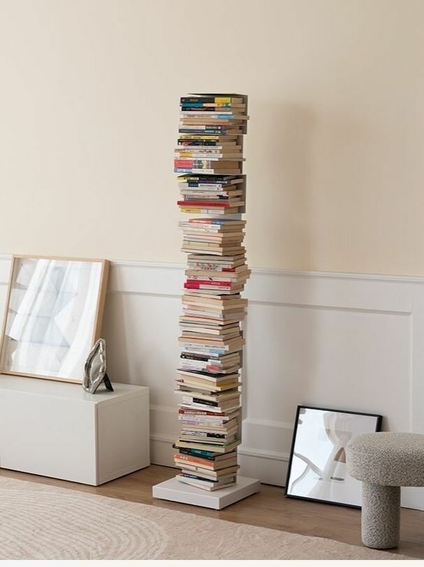 Креативная книжная полка от пола до потолка Держатель для книг Занимает очень мало места