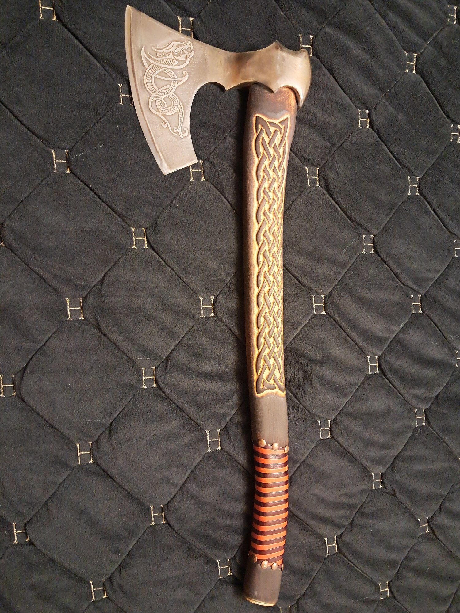 Топор кованный, Викинг, сталь, ручная работа. Без ножны!