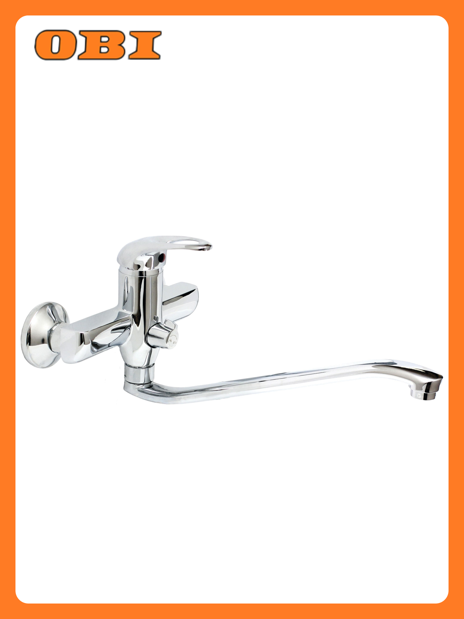 Смеситель д/ванны ARGO OPEN35-S35/K с душевым гарнитуром, поворотный излив 29,5см