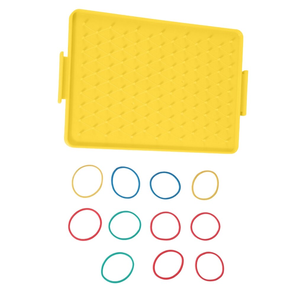 Пластиковая Геоборд для изучения геометрии Образовательная геометрическая доска-игрушка для детей