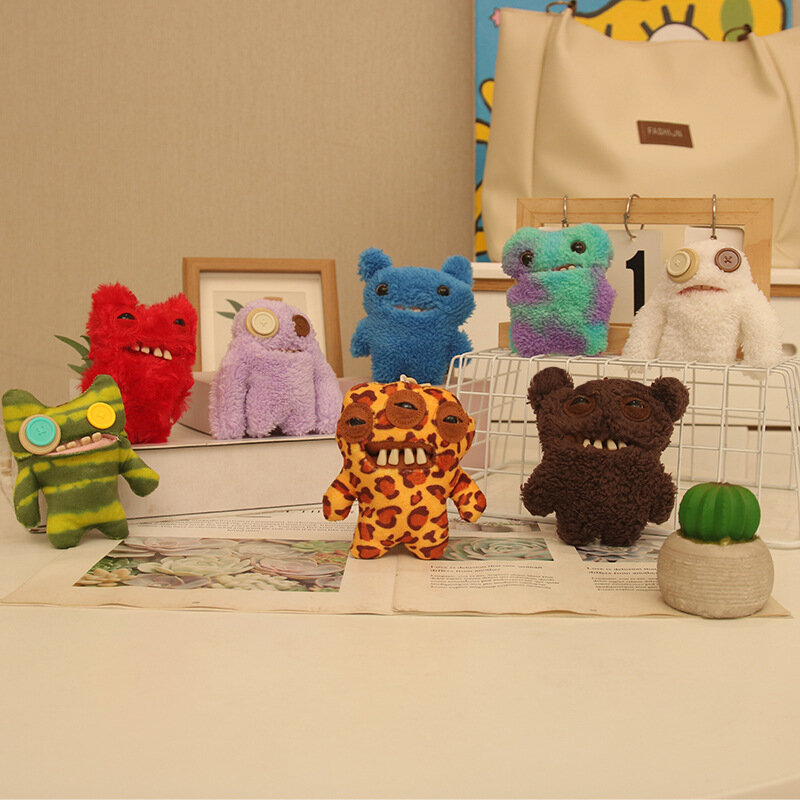 Реалистичные зубы, милый зубной монстр, брелок в виде большого зубного монстра, забавный зубной малыш, милая нелепая кукла-сумочка, плюшевый ключик.