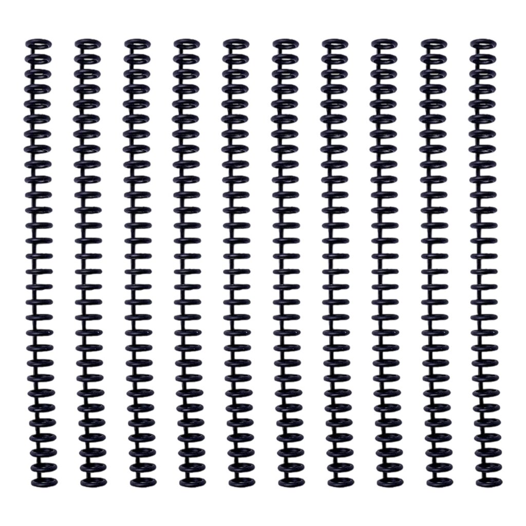 10 полосок, переплетное кольцо, кольцо для отрывных листов для книг, 30 отверстий, длина А4, перфоратор для вырезания отверстий, переплетная полоска-macaron black